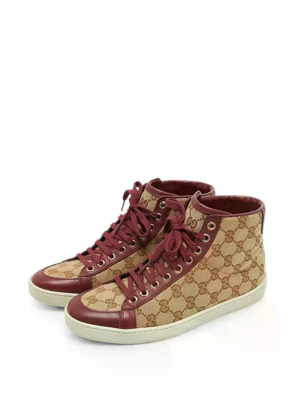 Gucci High Top Lace-up Sneakers