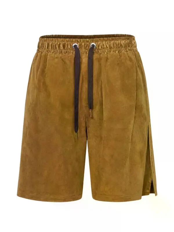 Dolce & Gabbana Suede Track Shorts