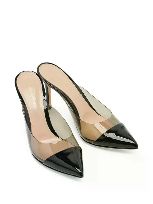 GIANVITO ROSSI Elle Pointed-toe Mules