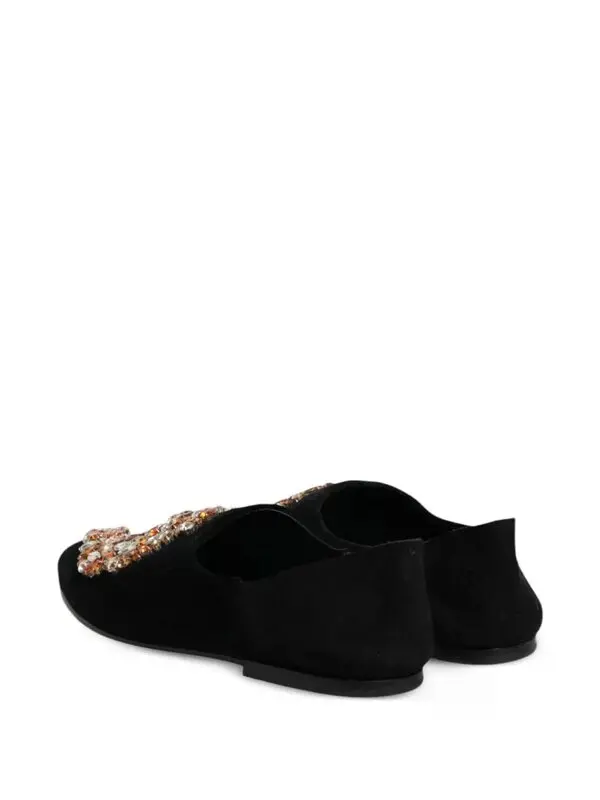 Dolce & Gabbana Crystal-embellished Loafers
