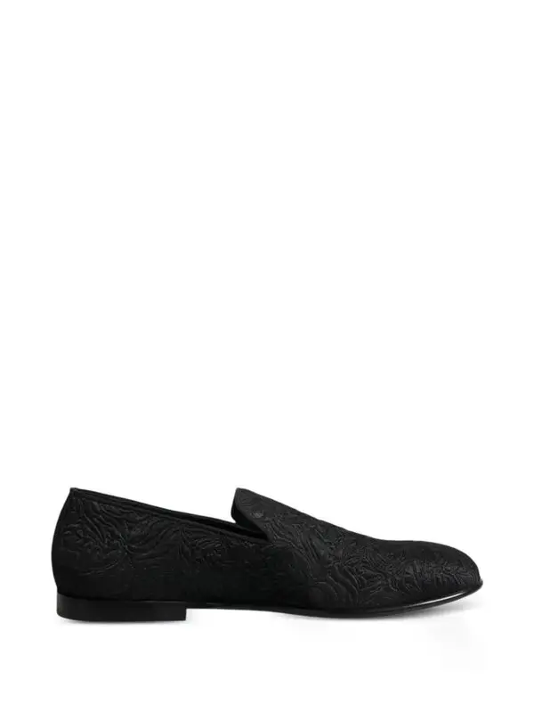 Dolce & Gabbana Floral Jacquard Loafers