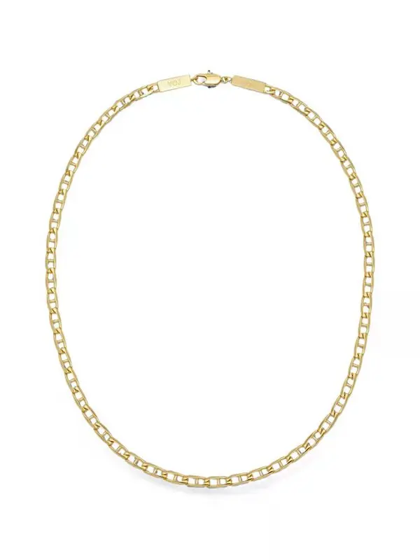YOJ Figaro-cut Chain Necklace - Gold