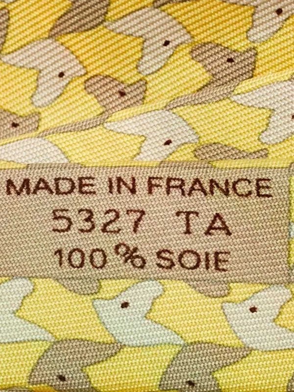 Hermès Silk Horse Heads Print Tie