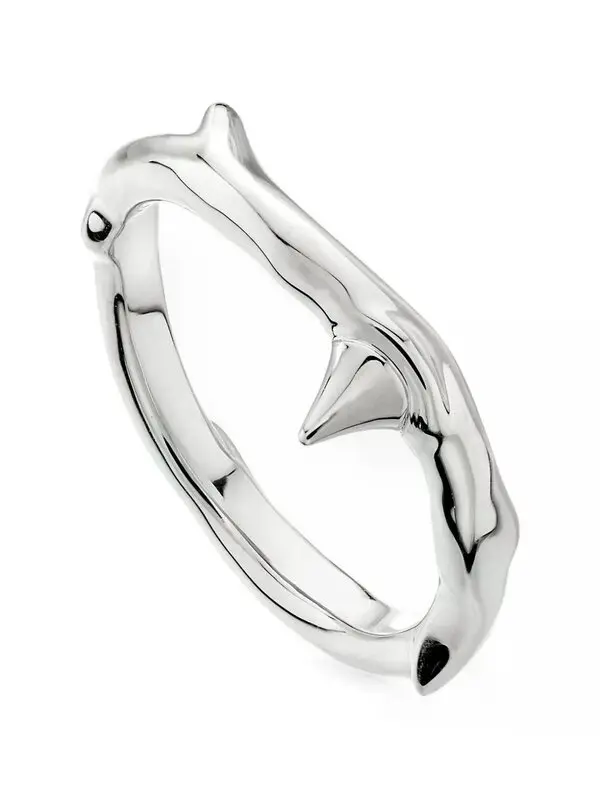 SHAUN LEANE Rose Thorn Single-band Ring - Silver