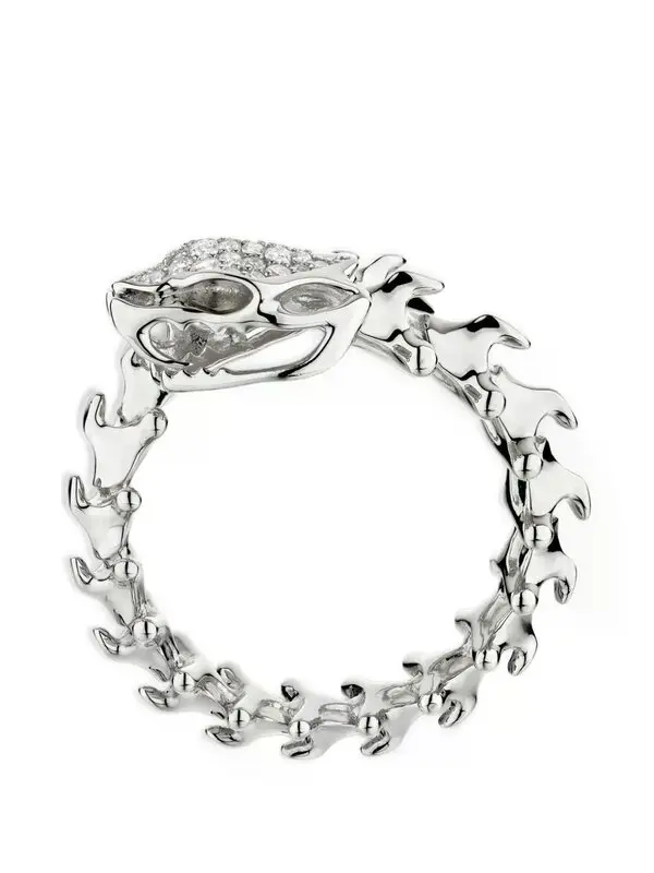 SHAUN LEANE Serpent's Trace Diamond Wrap Ring