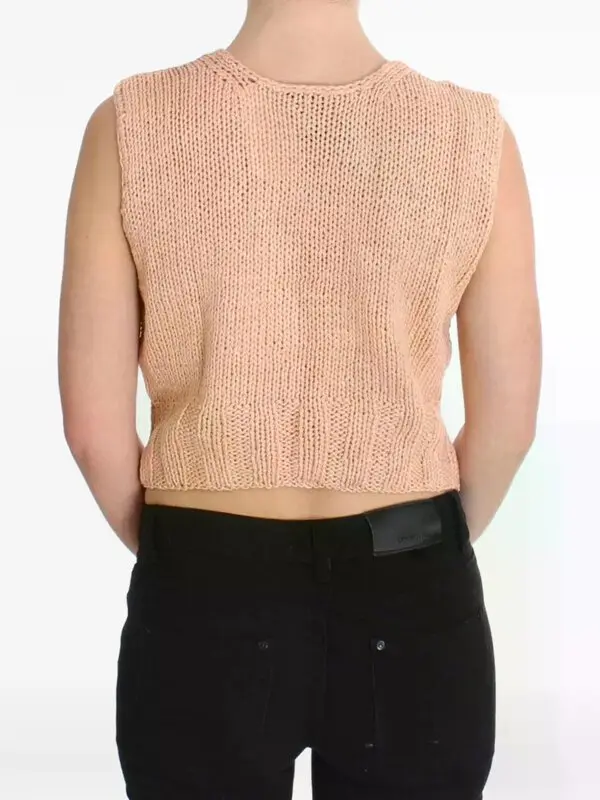 PINK MEMORIES Sleeveless Knitted Sweater