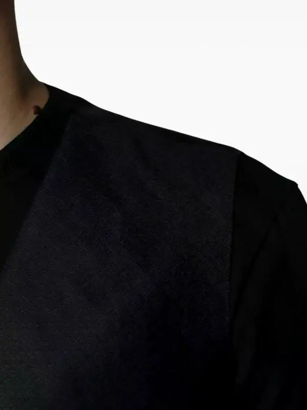 Dolce & Gabbana Textured Pattern V-neck Waistcoat