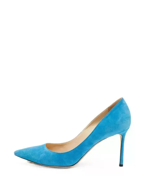 JIMMY CHOO Abel Suede Pointed Toe Stiletto Pumps