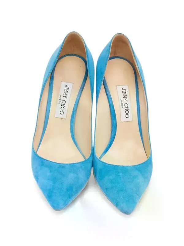 JIMMY CHOO Abel Suede Pointed Toe Stiletto Pumps