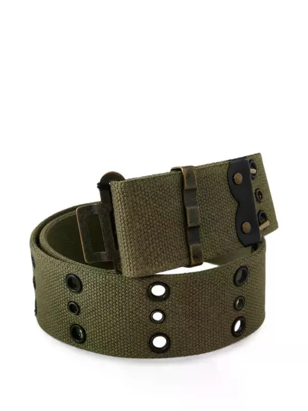 Ermanno Scervino Embellished Canvas Belt