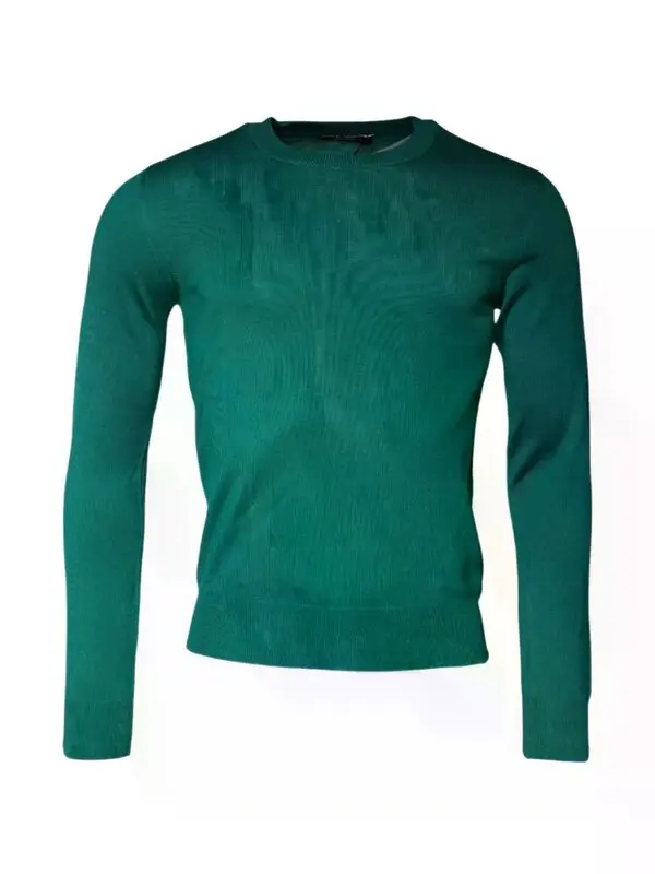 Dolce & Gabbana Merino Wool Crew Neck Sweater