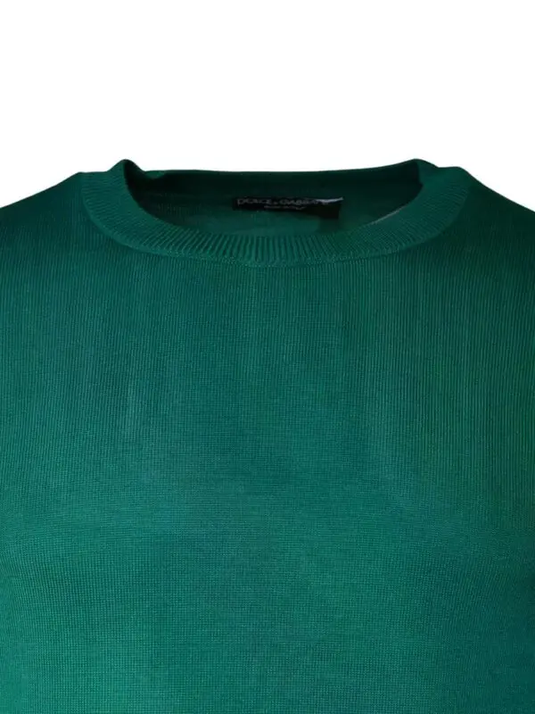 Dolce & Gabbana Merino Wool Crew Neck Sweater