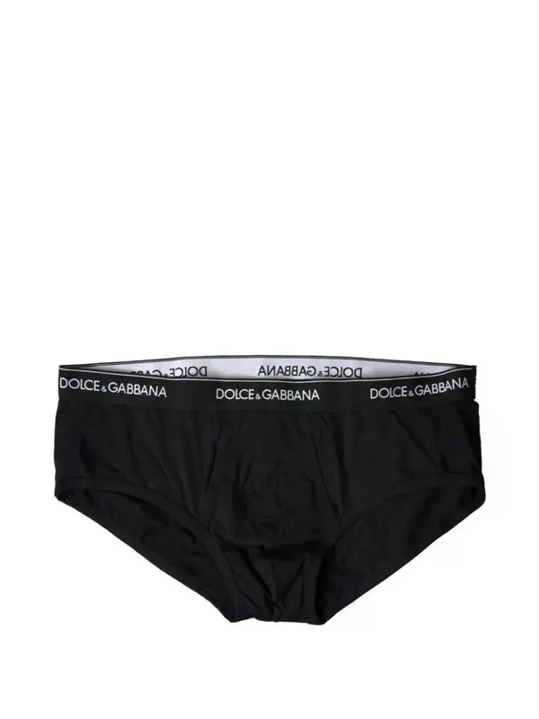 Dolce & Gabbana Logo-waistband High-waisted Briefs