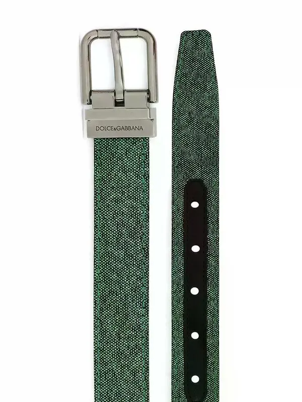 Dolce & Gabbana Metallic Buckle Belt