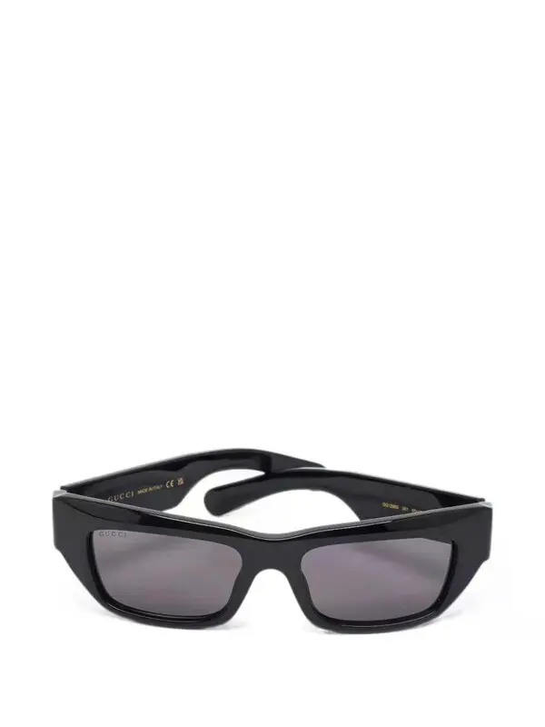 Gucci Rectangle-frame Sunglasses - Black