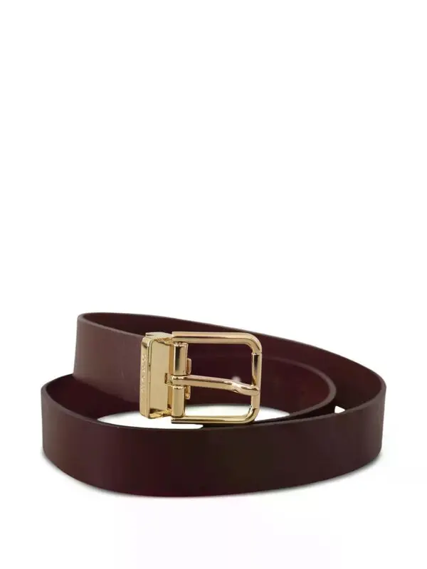 Dolce & Gabbana Leather Buckle Belt