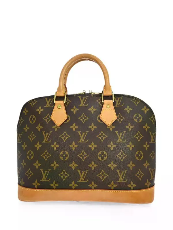 LOUIS VUITTON Monogram Alma Tote Bag - Brown