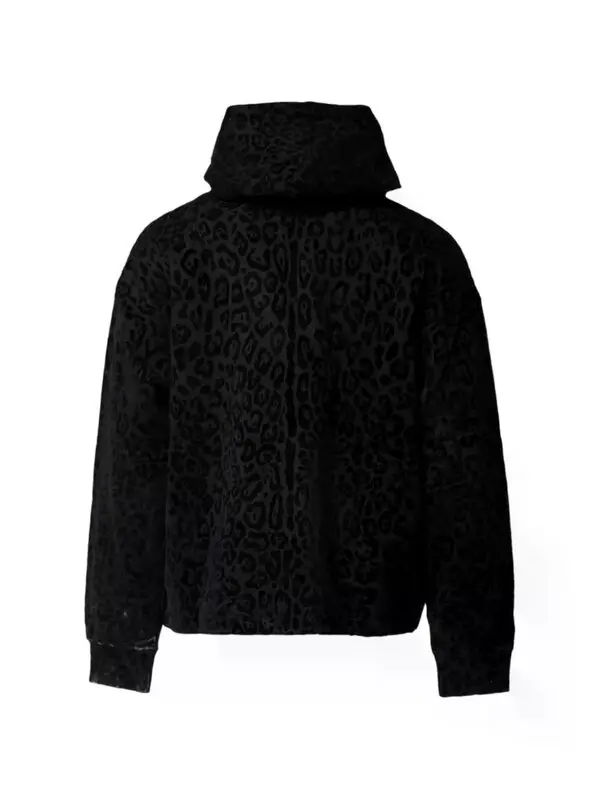 Dolce & Gabbana Leopard-print Zip-up Hoodie