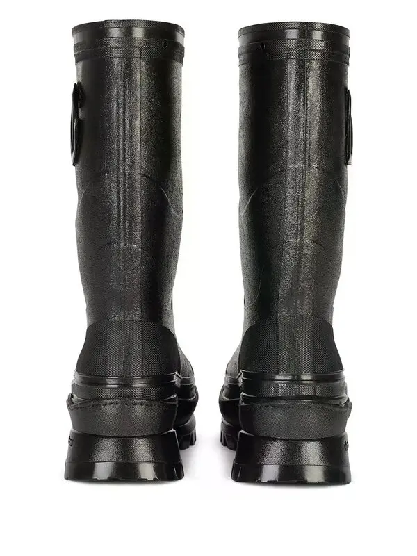 Dolce & Gabbana Embossed Logo Boots