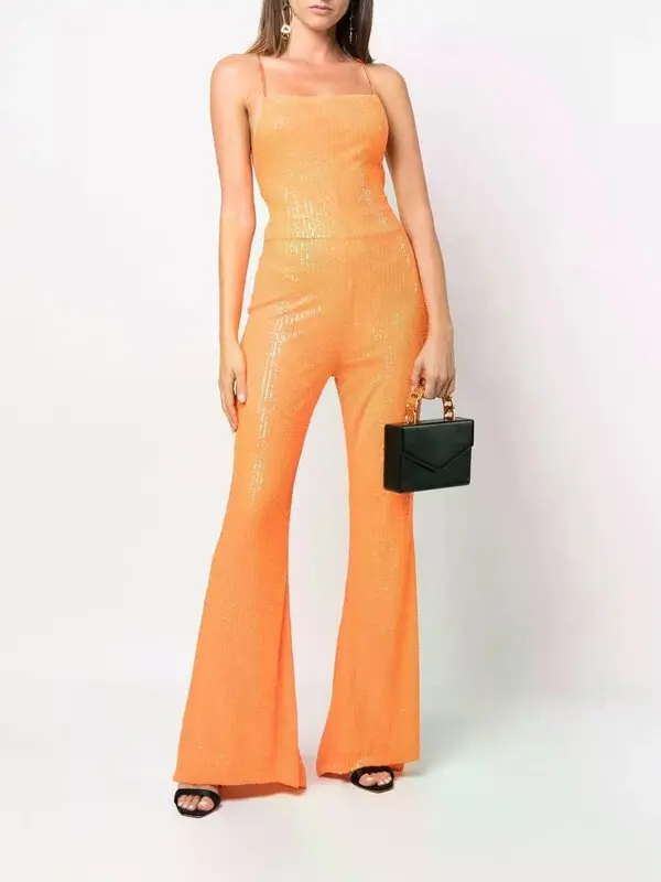 ROTATE BY BIRGER CHRISTENSEN Sequin Embellished Jumpsuit
