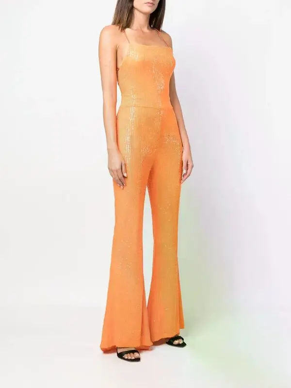 ROTATE BY BIRGER CHRISTENSEN Sequin Embellished Jumpsuit