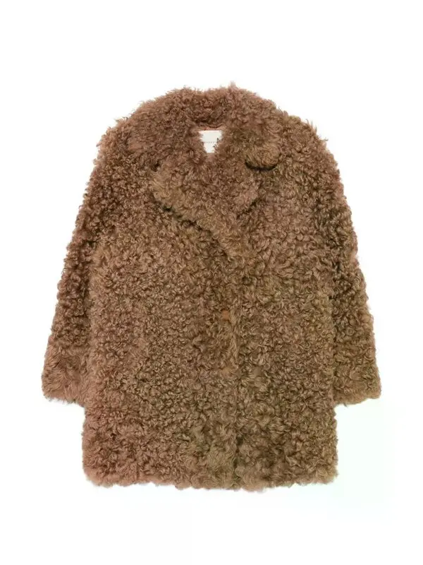 MANZONI 24 Curly Shearling Coat