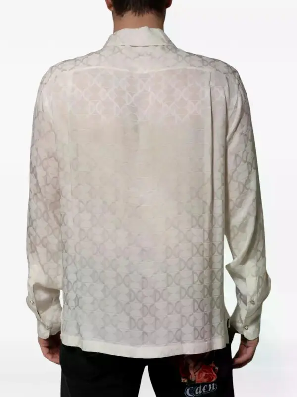 Dolce & Gabbana Dg Logo Long-sleeve Shirt