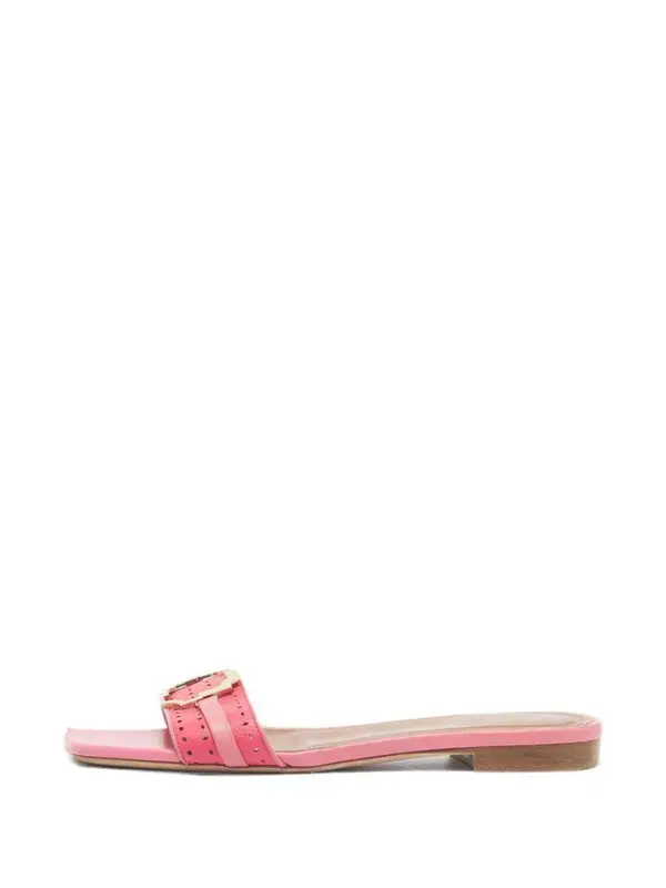 MALONE SOULIERS Gena Buckle-detail Flat Sandals