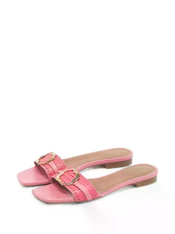MALONE SOULIERS Gena Buckle-detail Flat Sandals