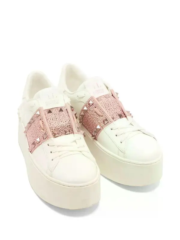 Valentino Garavani Rockstud Wedge Low-top Sneakers