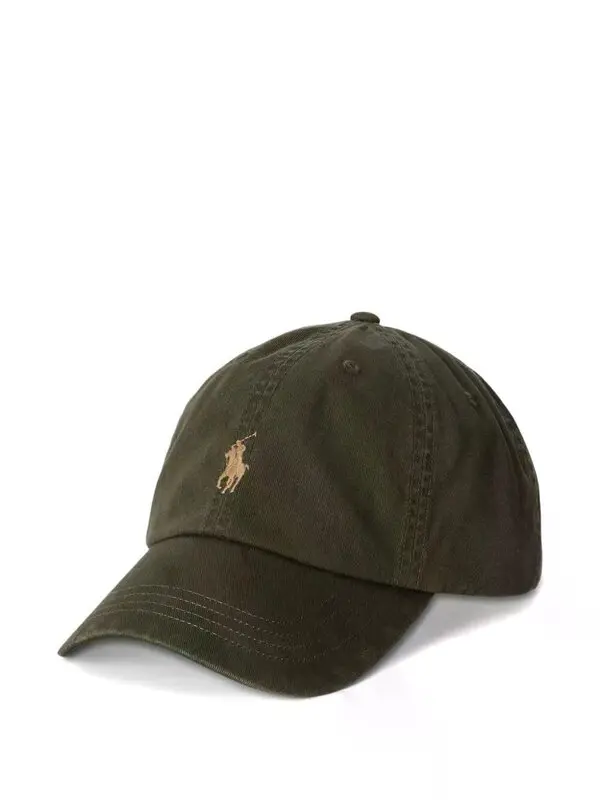 Polo Ralph Lauren Pony Embroidered Cotton Chino Cap - Green