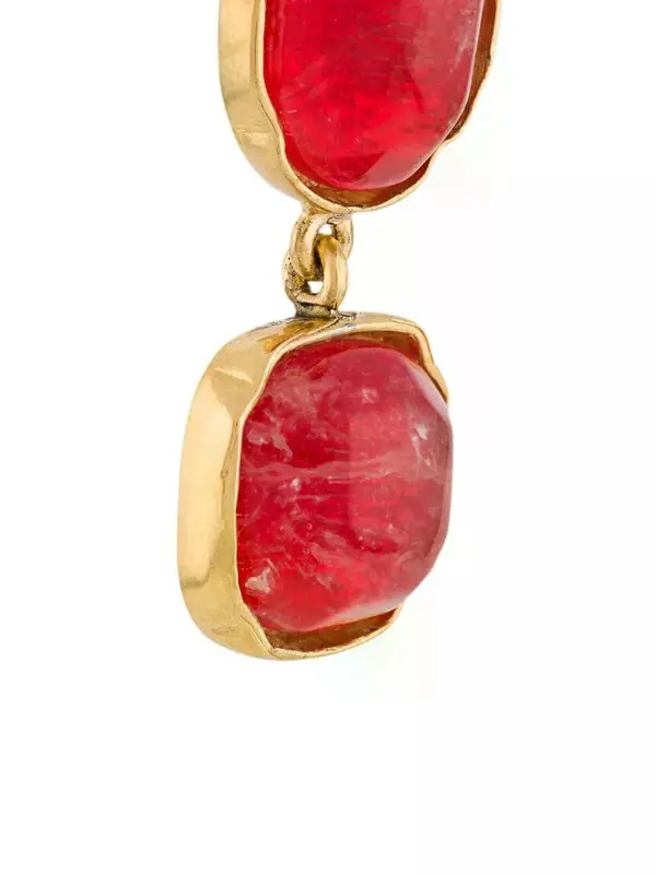 GOOSSENS Two Cabochon Earrings