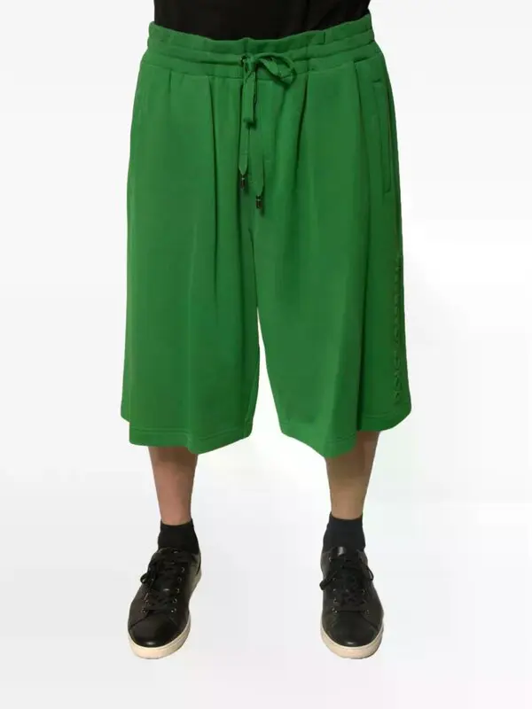 Dolce & Gabbana Embossed Logo Drawstring Shorts