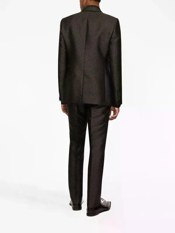 Dolce & Gabbana Martini-fit Jacquard Single-breasted Suit