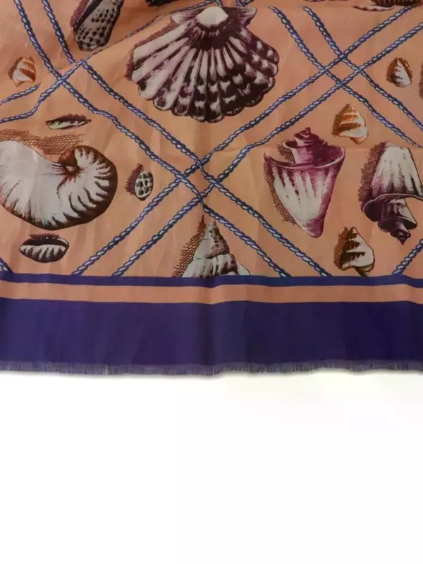 Dolce & Gabbana Seashell Rope-print Scarf