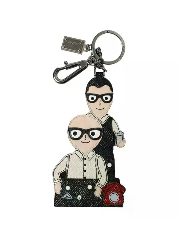 Dolce & Gabbana Dgfamily Logo-plaque Keychain