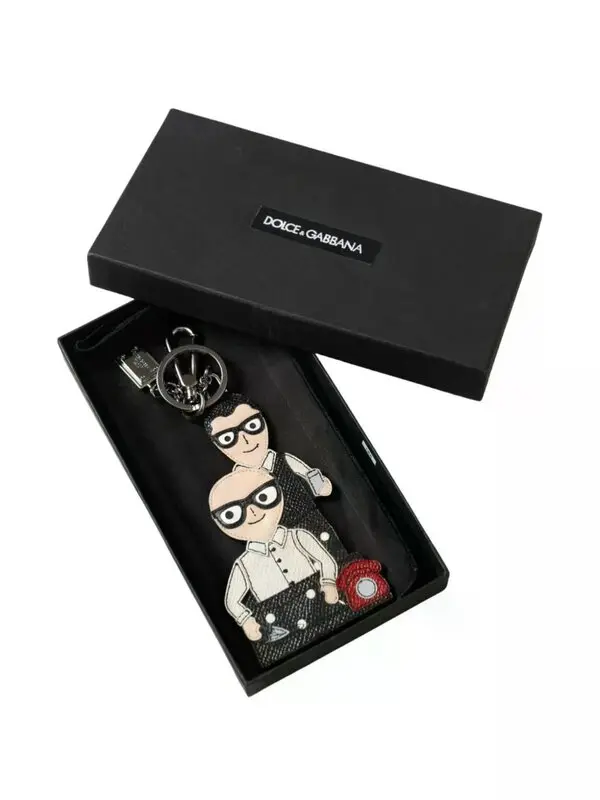 Dolce & Gabbana Dgfamily Logo-plaque Keychain