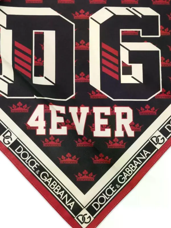 Dolce & Gabbana Dgroyals Logo-print Scarf
