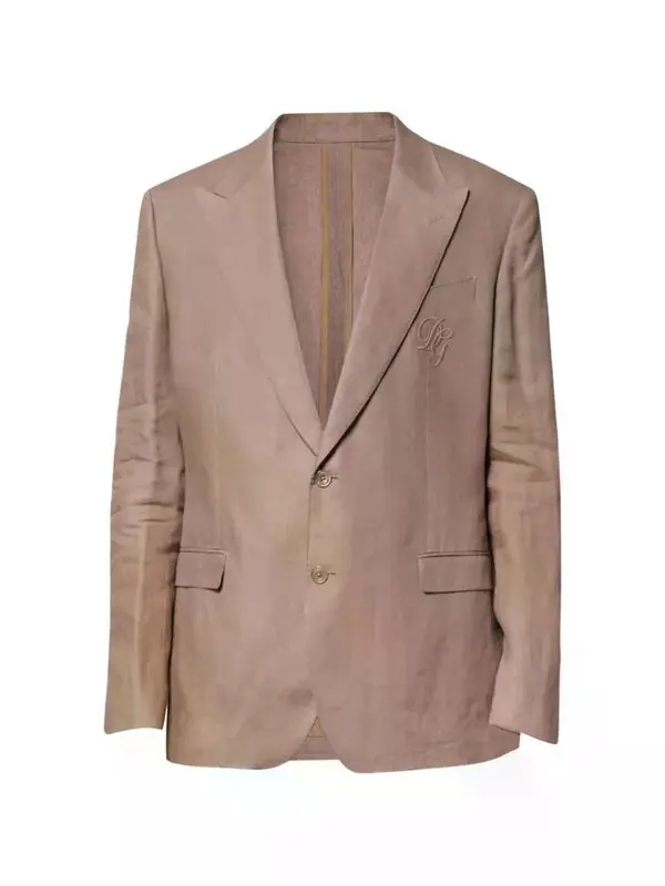 Dolce & Gabbana Taormina Logo-embroidered Blazer