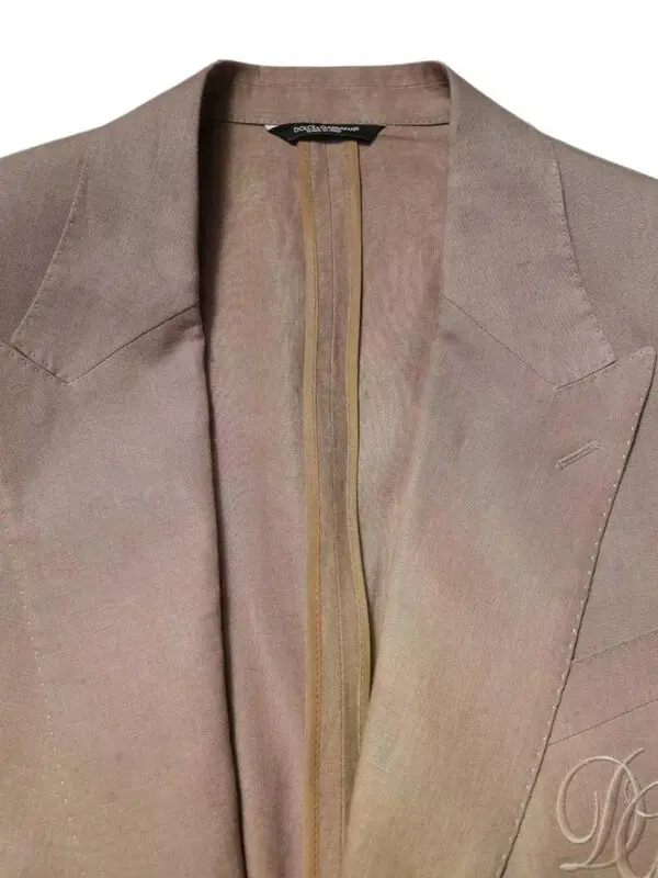 Dolce & Gabbana Taormina Logo-embroidered Blazer