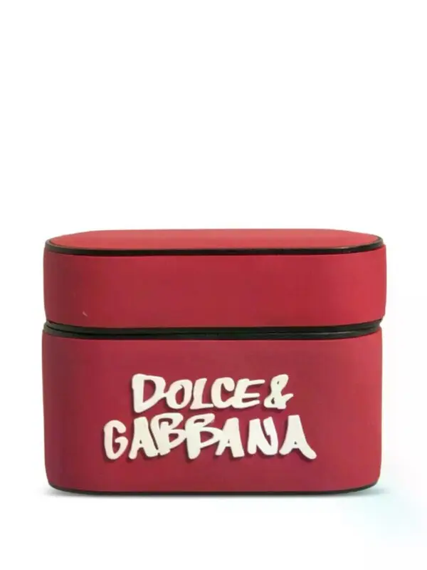 Dolce & Gabbana Embossed-logo Airpods Case