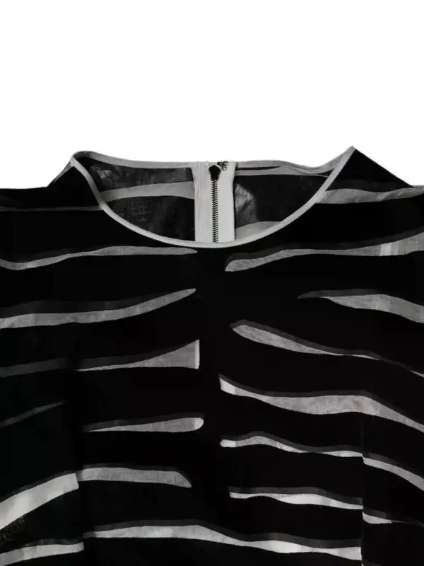 Dolce & Gabbana Zebra Print A-line Mini Dress