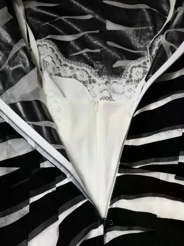 Dolce & Gabbana Zebra Print A-line Mini Dress