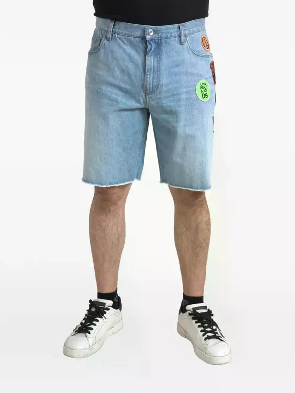 Dolce & Gabbana Patchwork Denim Shorts