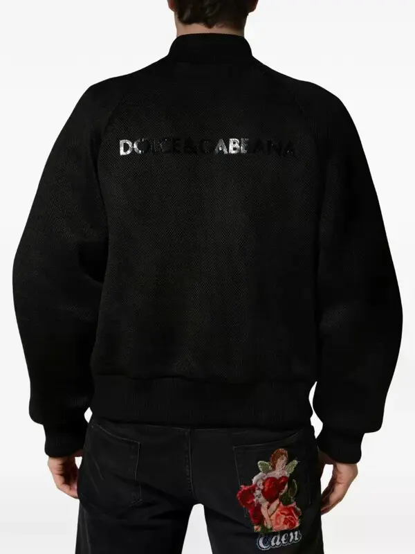 Dolce & Gabbana Mesh Bomber Jacket