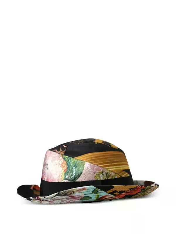 Dolce & Gabbana Patchwork Wide-brim Fedora