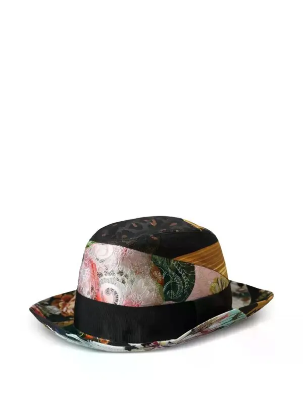 Dolce & Gabbana Patchwork Wide-brim Fedora