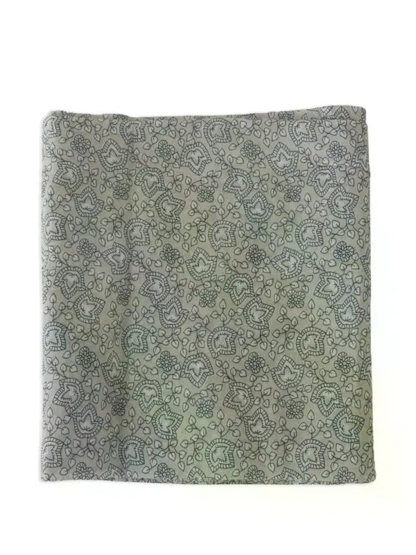 Ermanno Scervino Floral-print Silk Scarf - Neutrals