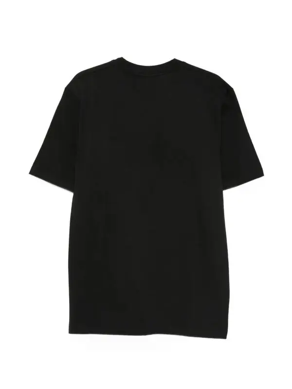 YES LONDON Leather-patch Pocket T-shirt