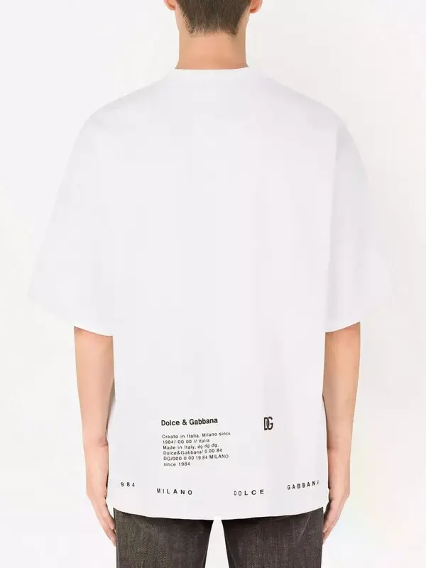 Dolce & Gabbana Logo-print Oversized T-shirt